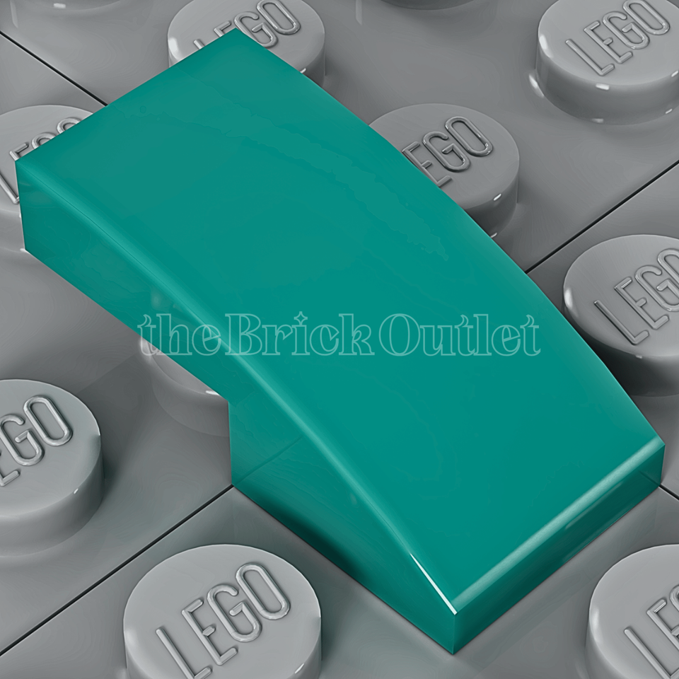 LEGO 2x1 Slope Curved Part 11477 "NEW" - All Colors Available Including ...