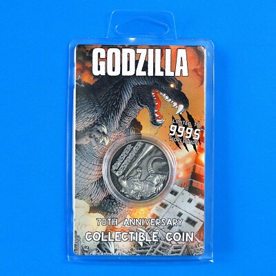 Godzilla Monster Destroyer Collectible Coin Official Character Badge ...