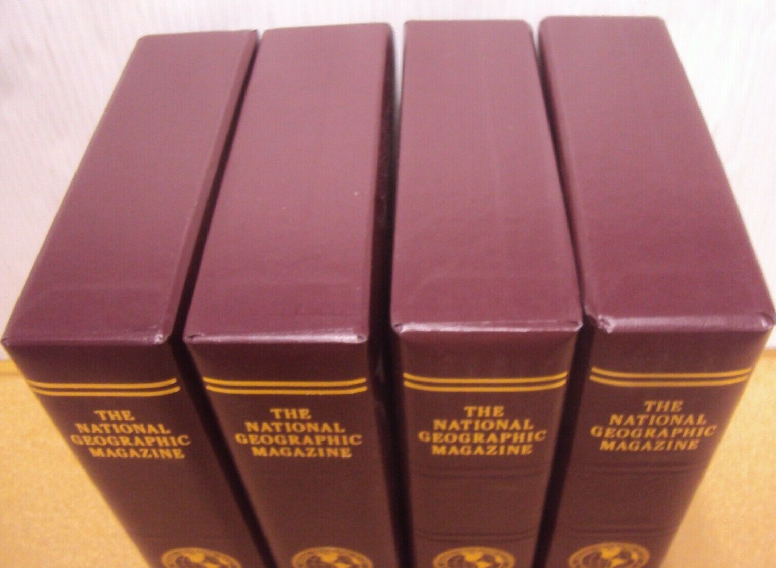 Lot 4 (2yr) National Geographic Magazine EMPTY Slip Cover/Case/Holder ...