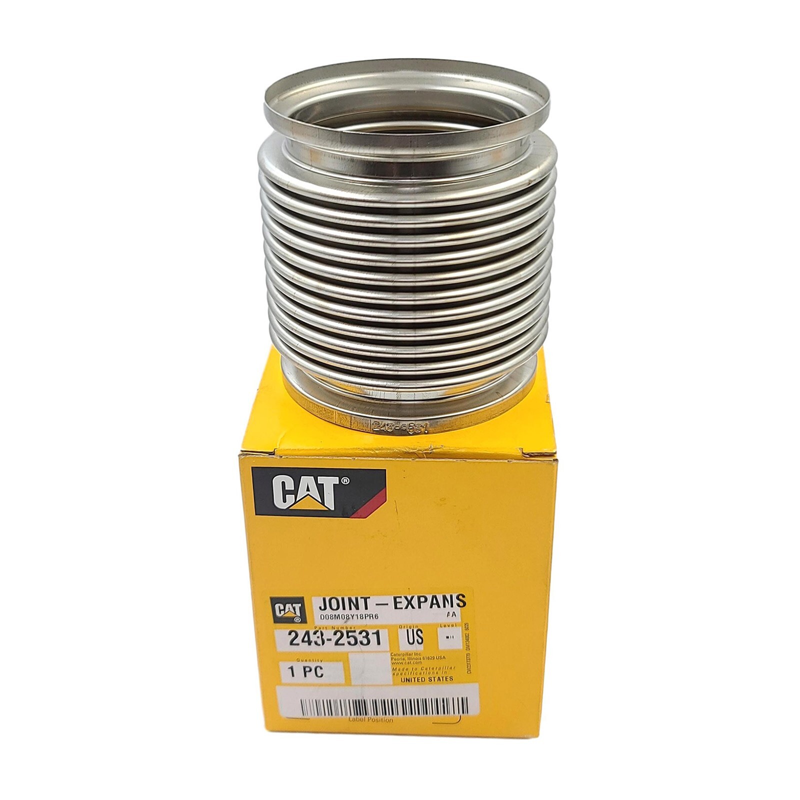 OEM CAT TURBO JOINT EXPANS BELOW CAT 2338005 243-2531 | eBay