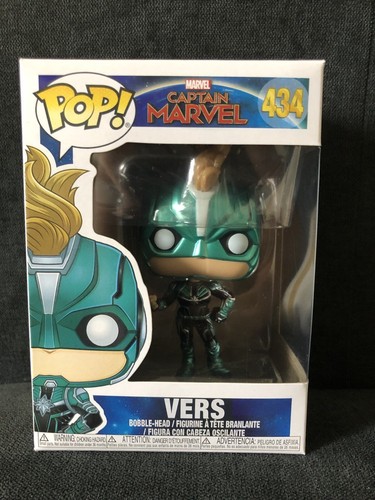 Brand New Funko Pop Vers 434 Captain Marvel Vinyl Figure | eBay Australia