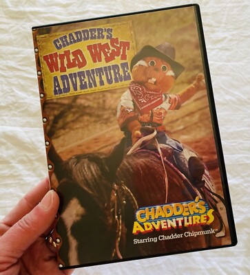Chadders Wild West Adventure RARE DVD Chadder Chipmunk Family Christian ...