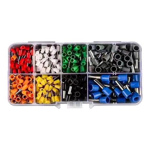 Wire Ferrule Kit VE Ferrule Terminal Kit 300pcs Double Insulated Crimp ...