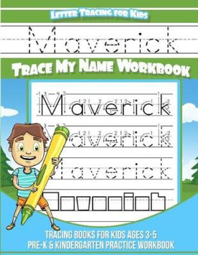 Maverick Letter Tracing for Kids Trace my Name Workbook: Tracing Books ...
