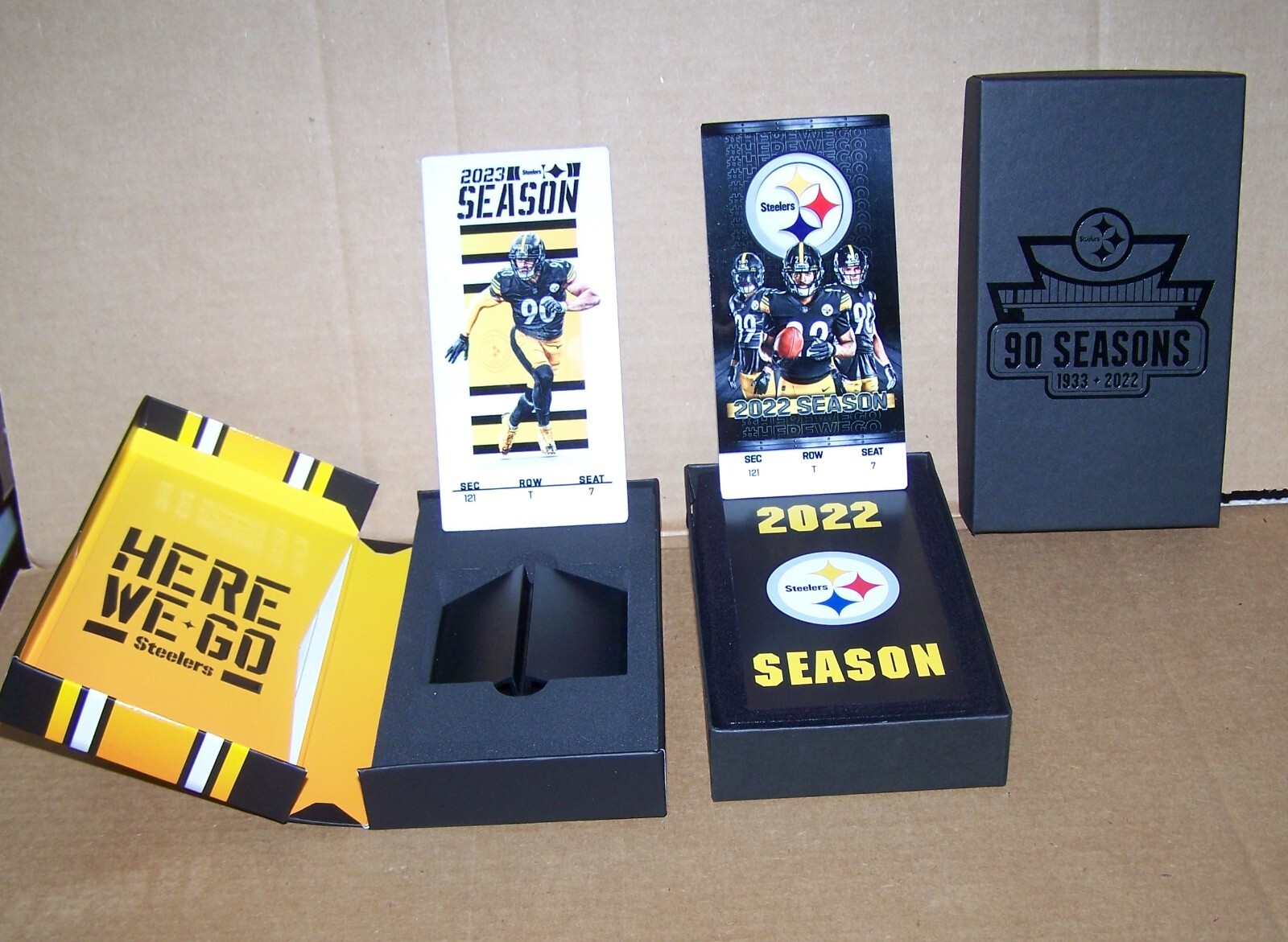 2022 & 2023 Steelers Season Ticket Holder Collectible Commemorative ...