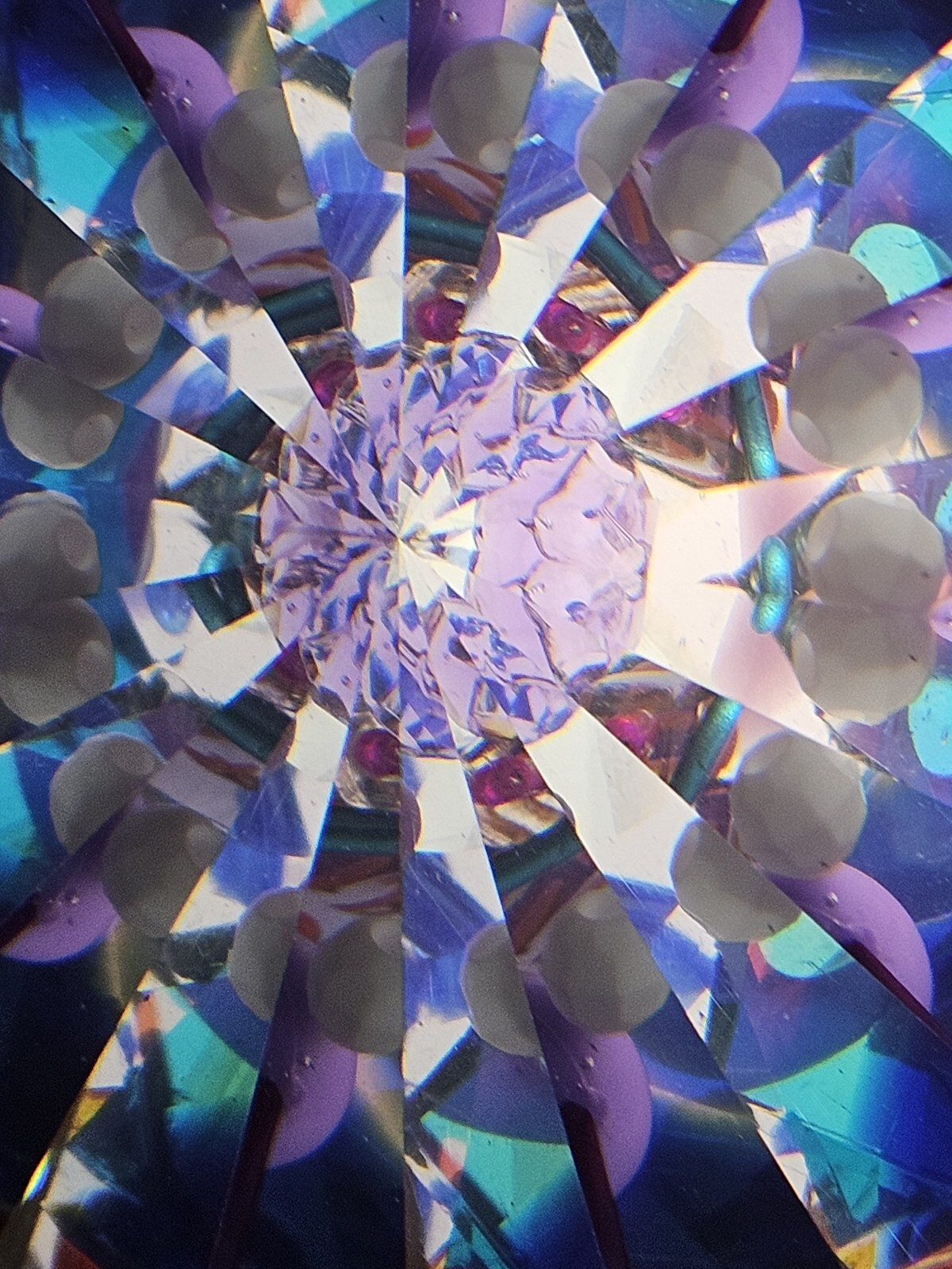 SUE RIOUX - The Sea Parrot - "COLORS" 69 Slag Stained Glass ...