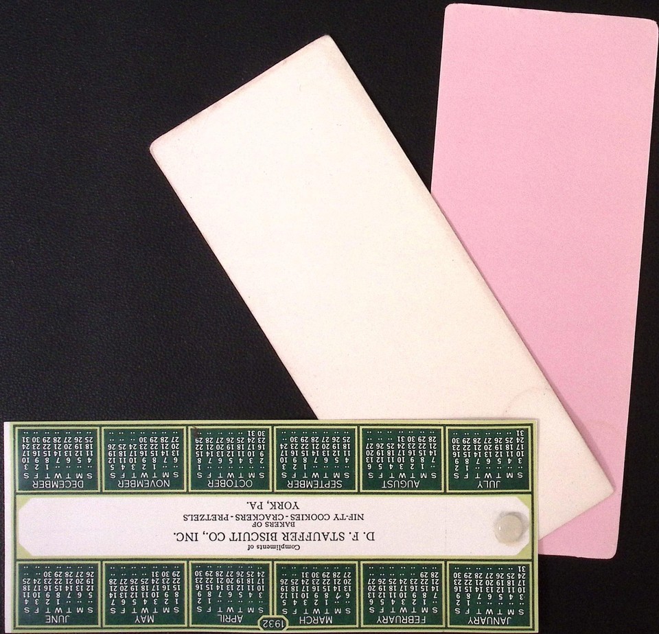 1932 DF Stauffer Biscuit Nif-ty Cookies Pretzels York PA Celluloid ...