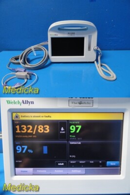 Hillrom Welch Allyn VSM 6000 Series Connex Patient Monitor W/ NEW Leads ...