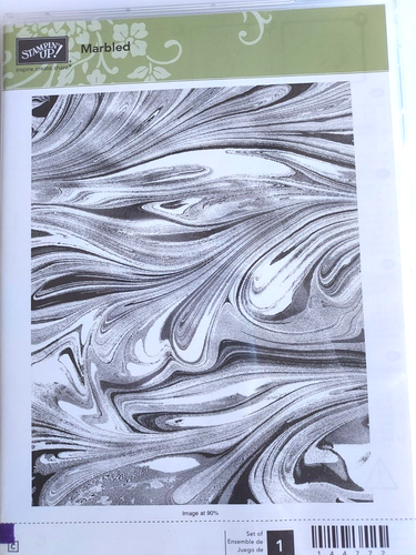 Stampin'Up! MARBLED (1) Stamp Set-New/Retired-4-1/2" x 6" | eBay