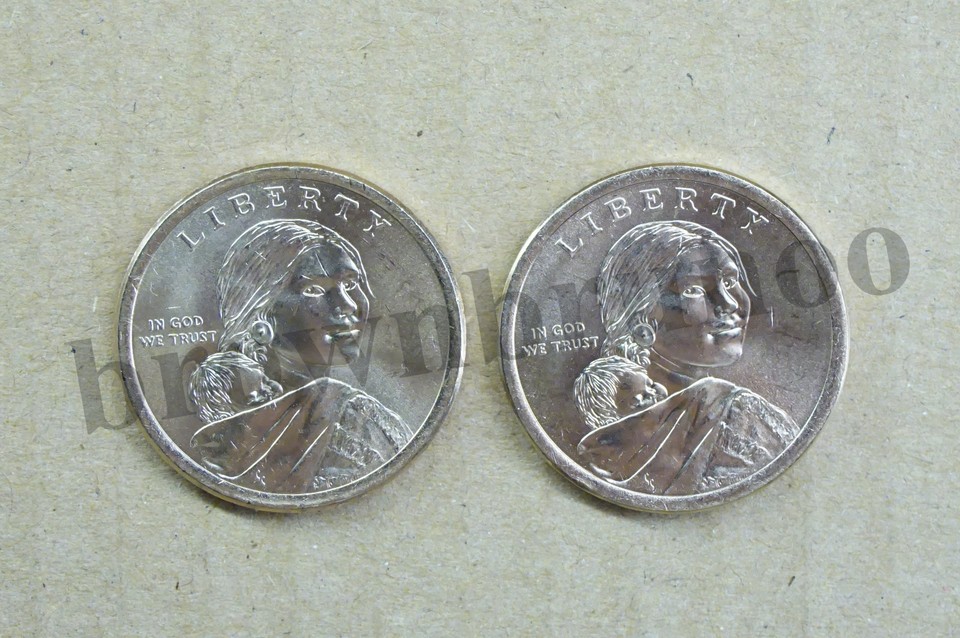 2016 P&D Native American Dollar Sacagawea UNC Code Talkers WWI WWII 2 ...