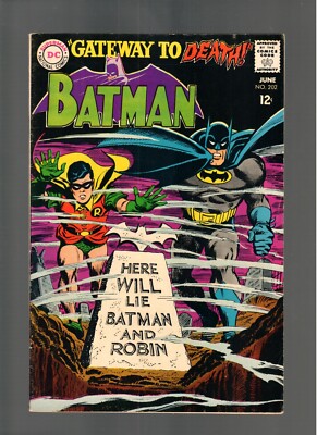 BATMAN # 202 ( 1968 ) GATEWAY TO DEATH! DC COMICS SHARP COPY! 7.0+ | eBay