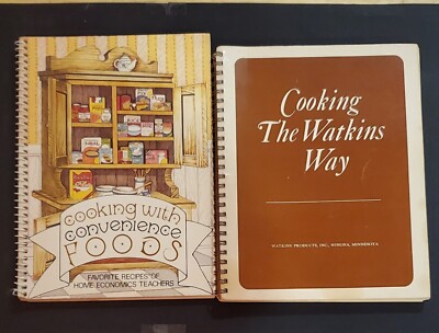 Cookbooks Cooking The Watkins Way And Cooking With Convenience Food | eBay