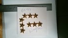 US MILITARY INSIGNIA SET OF 3 THREE STAR GENERAL GOLD SHINY 1/2 INCH | eBay