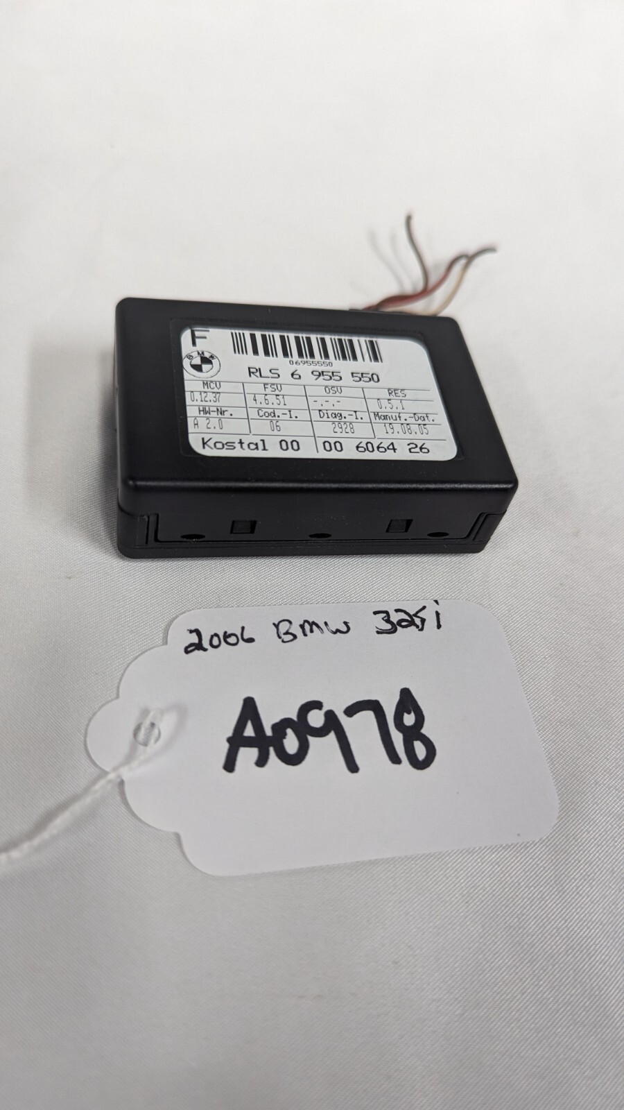 BMW E81 E82 90 E91 E92 E84 E89 1 3 X1 Z4'ies RLS RAIN AND LIGHT SENSOR ...