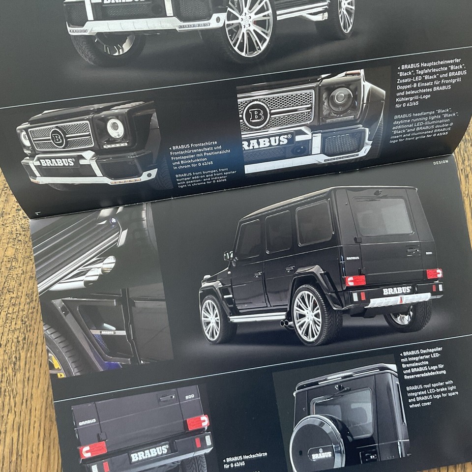 2016 MERCEDES BENZ G CLASS V12 800 G63 G65 AMG BRABUS BROCHURE | eBay