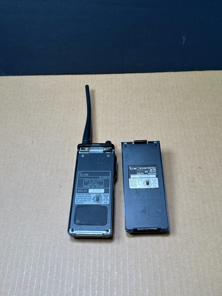 ICOM IC-F4S-4 440-470MHz UHF Two Way Radio Works Ships Fast!!! | eBay