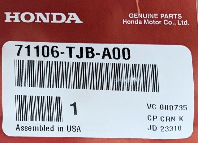 Genuine Acura 2019-2021 Acura RDX - Grille Front Bumper (Lower) 71106 ...