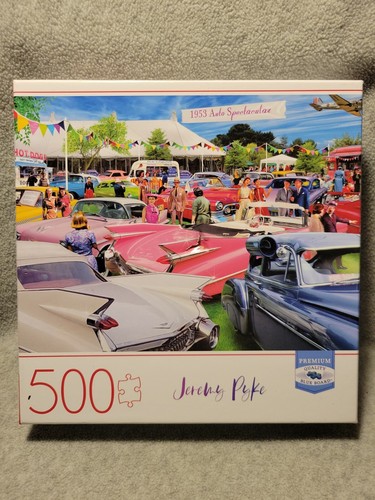 500 Piece Cardinal Puzzle 1953 Auto Spectacular Car Show by Jeremy Pyke ...