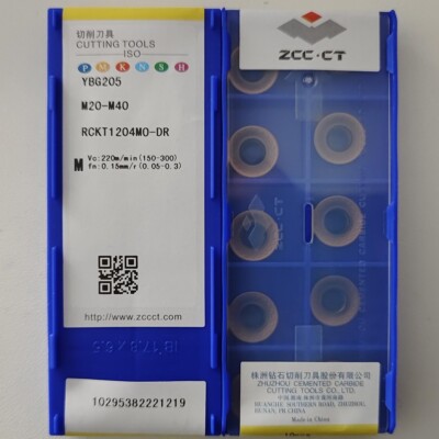 10pcs RCKT1204MO-DR YBG205 RCKT1204MO Original ZCC.CT CNC TOOL Carbide ...