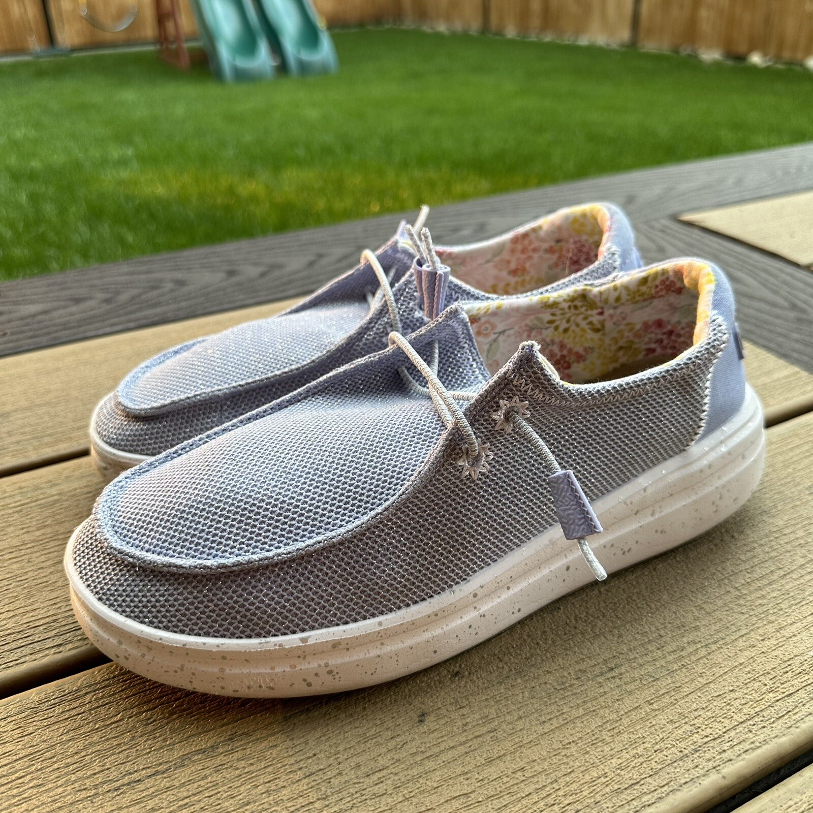 Hey Dude Wendy Rise Stretch Platform Loafers Slip On … - Gem