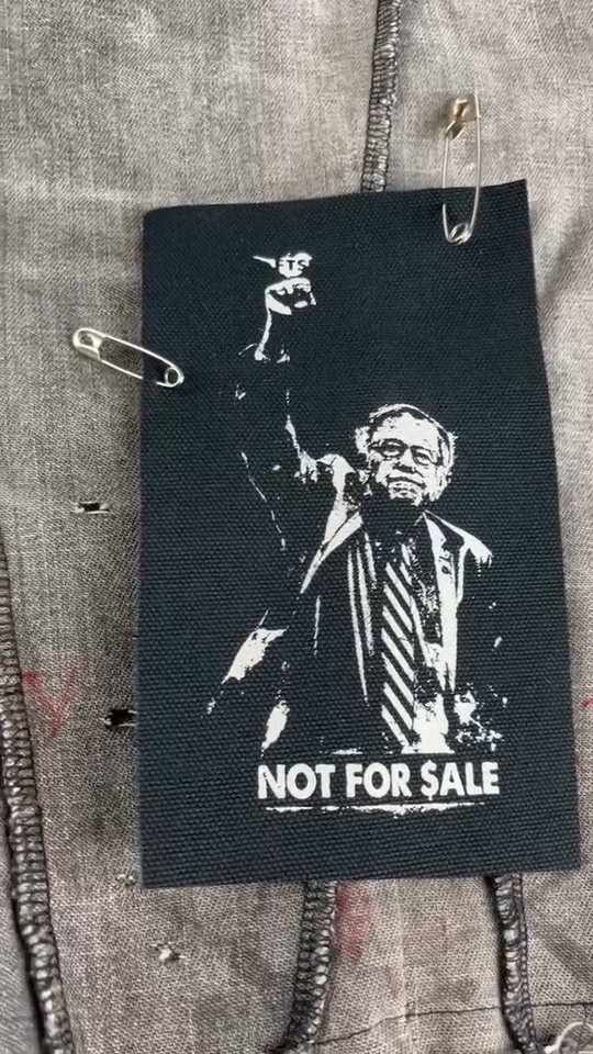 Bernie Sanders Patch, Patches For Jackets, Eat the Rich Patch, Punk ...