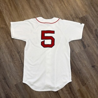 Boston Red Sox Jersey Small Nomar Garciaparra White Men’s Majestic Made ...