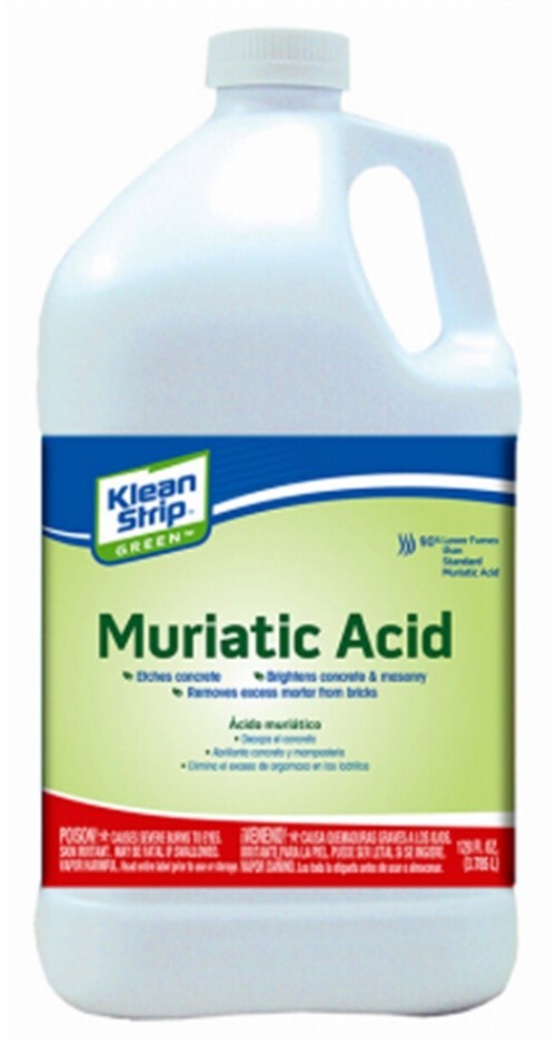 Klean Strip Green Muriatic Acid 1 gal Liquid (Pack of 4) | eBay