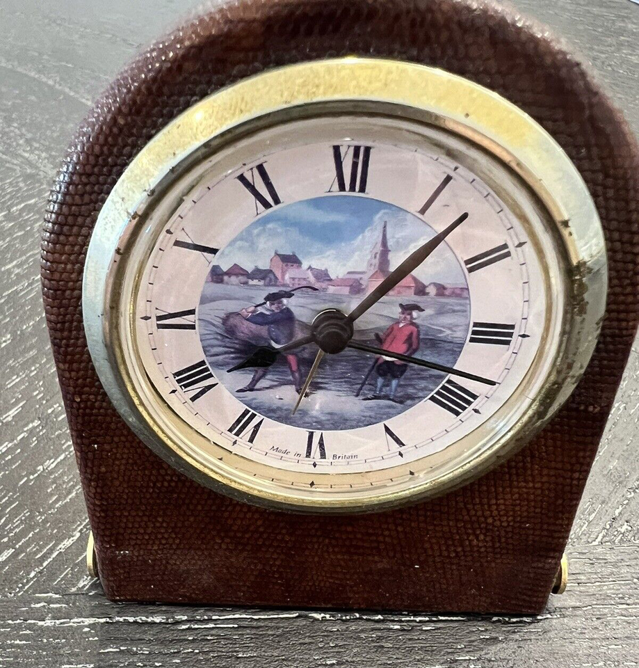 Golf Desk Roger Lascelles Clock Made in London England | eBay