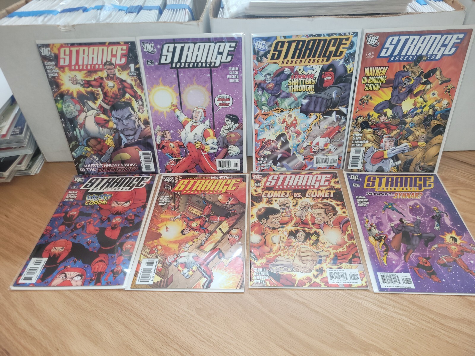 Strange Adventures #1-8 (2009) DC Comics Complete series NM | eBay