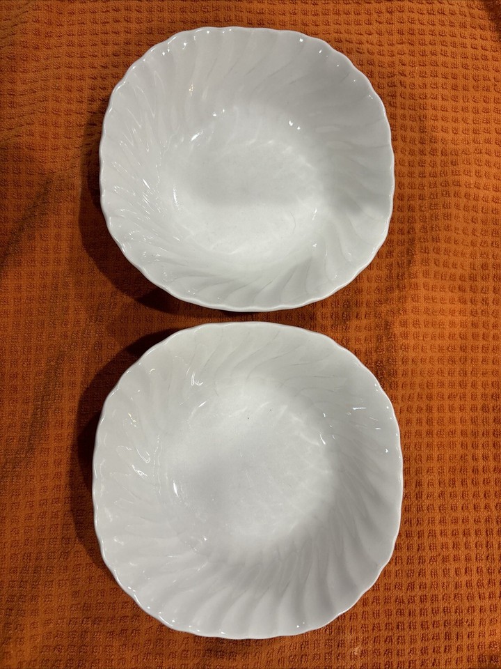 Johnson Brothers REGENCY Snow White 6” Square Cereal /soup Bowls ...
