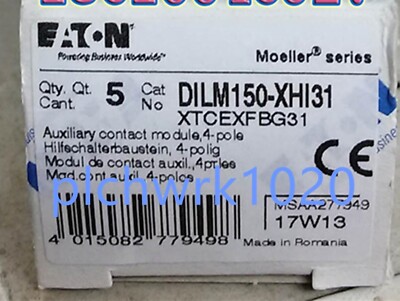 1 PCS NEW EATON contactor auxiliary contact DILM150-XHI31 | eBay