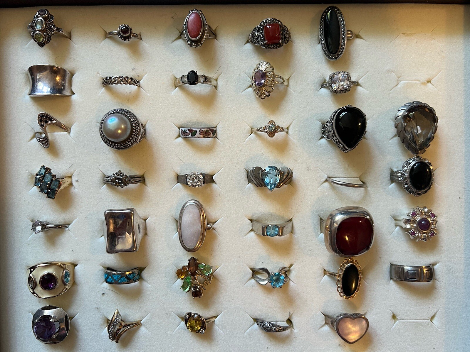 antique vintage jewelry lot estate rings - Gem