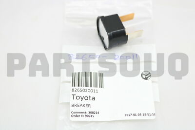 8265020011 Genuine Toyota BREAKER ASSY, WIRING CIRCUIT 82650-20011 | eBay