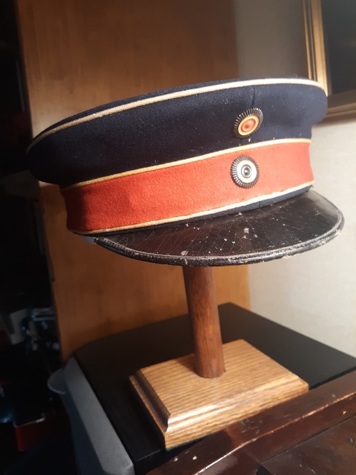 Prussian Hussar Regt. nr.7 NCO Visor Cap/Hat | eBay