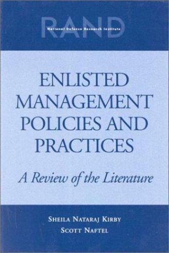 Enlisted Management Policies and Practices : A Review of the Literature ...