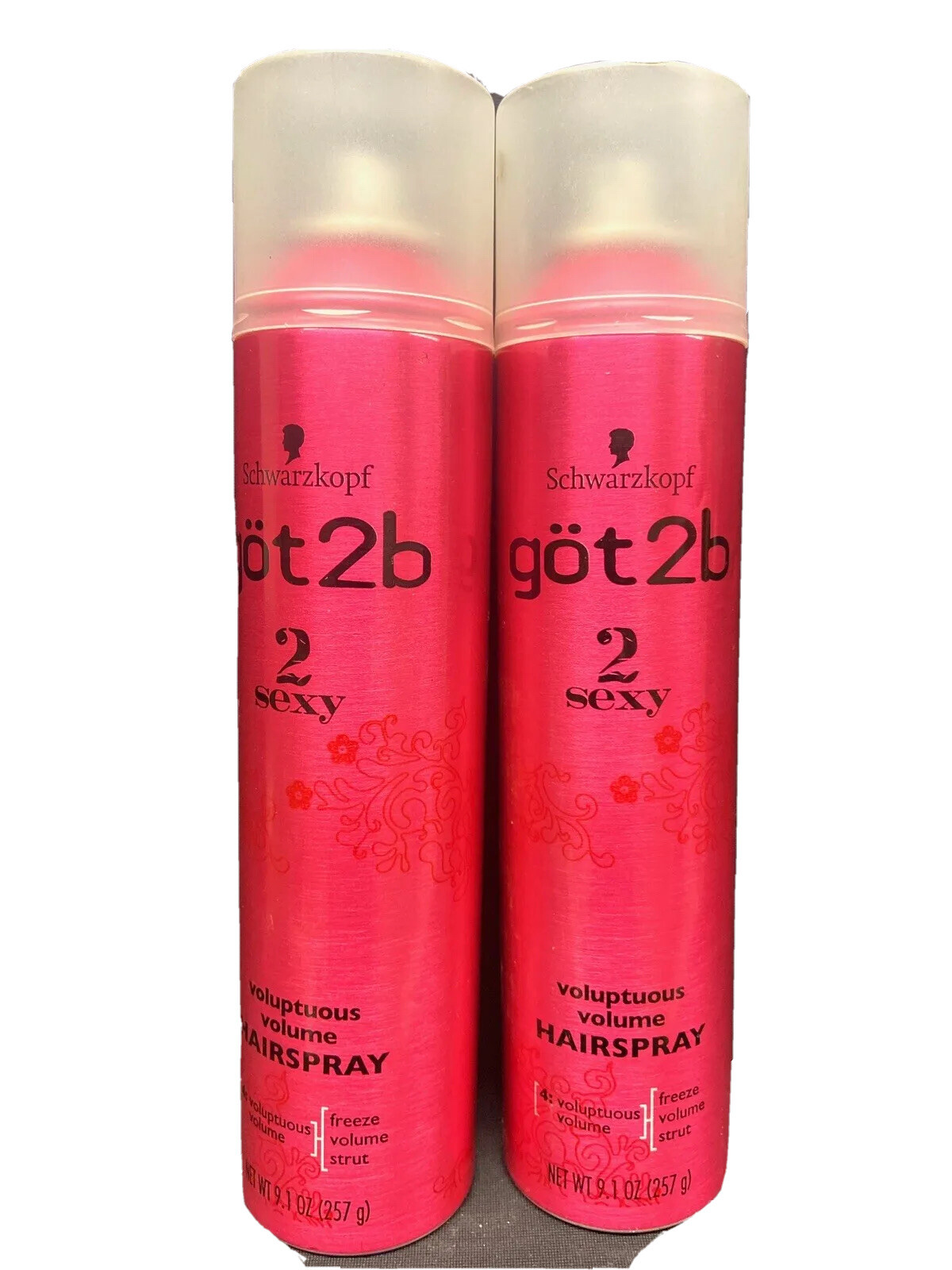 2 got2b 2 sexy voluptuous volume hairspray 9.1oz ea scuff/dented exterior | eBay
