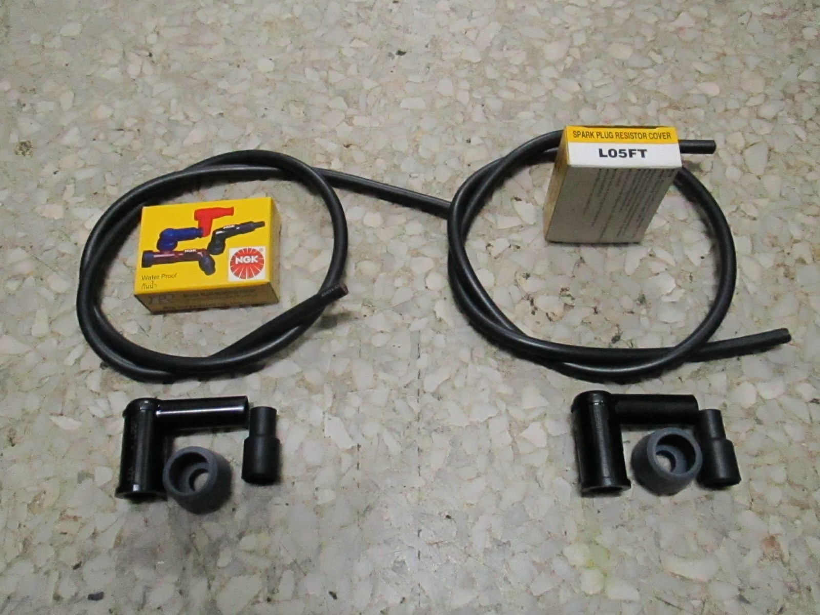 BMW R69S R60 R50 R68 R67 R51 NGK Spark Plug Resistor Cover + Wire Set ...