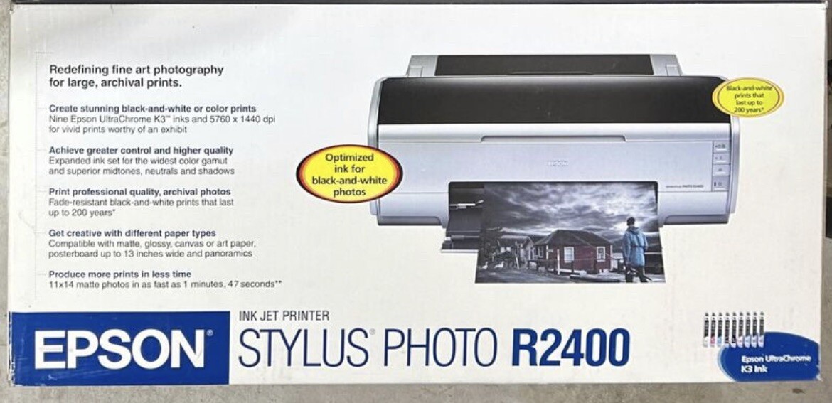 Epson Stylus Photo R2400 Digital Photo Inkjet Printer for sale online ...