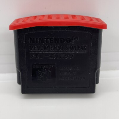 Nintendo 64 (N64) Memory Expansion Pak RAM OEM Authentic Red Tested ...