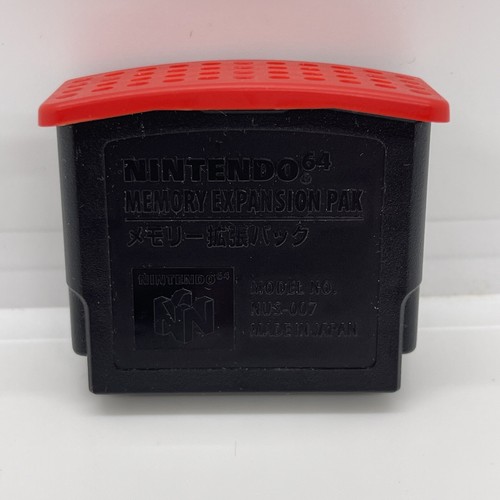 Nintendo 64 (N64) Memory Expansion Pak RAM OEM Authentic Red Tested ...