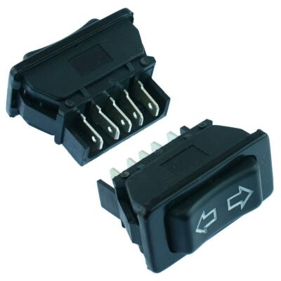 2 x Universal Electric Window / Aerial Switch 5-Pin 12V Car Auto ...