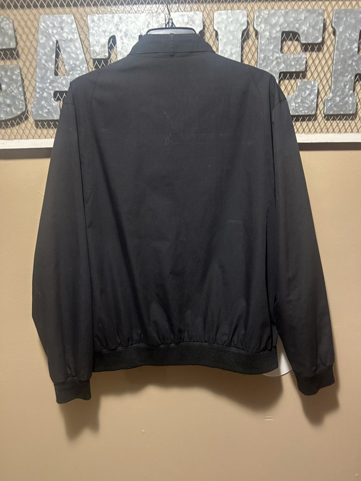 Vintage Members Only Black XL Full Zip Collar Long Sleeve Mens Jacket ...