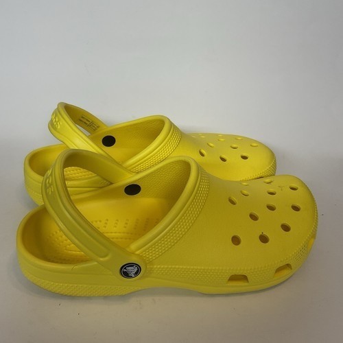 Crocs Unisex Lemon Yellow Classic Clog Size Women10/Men8 | eBay