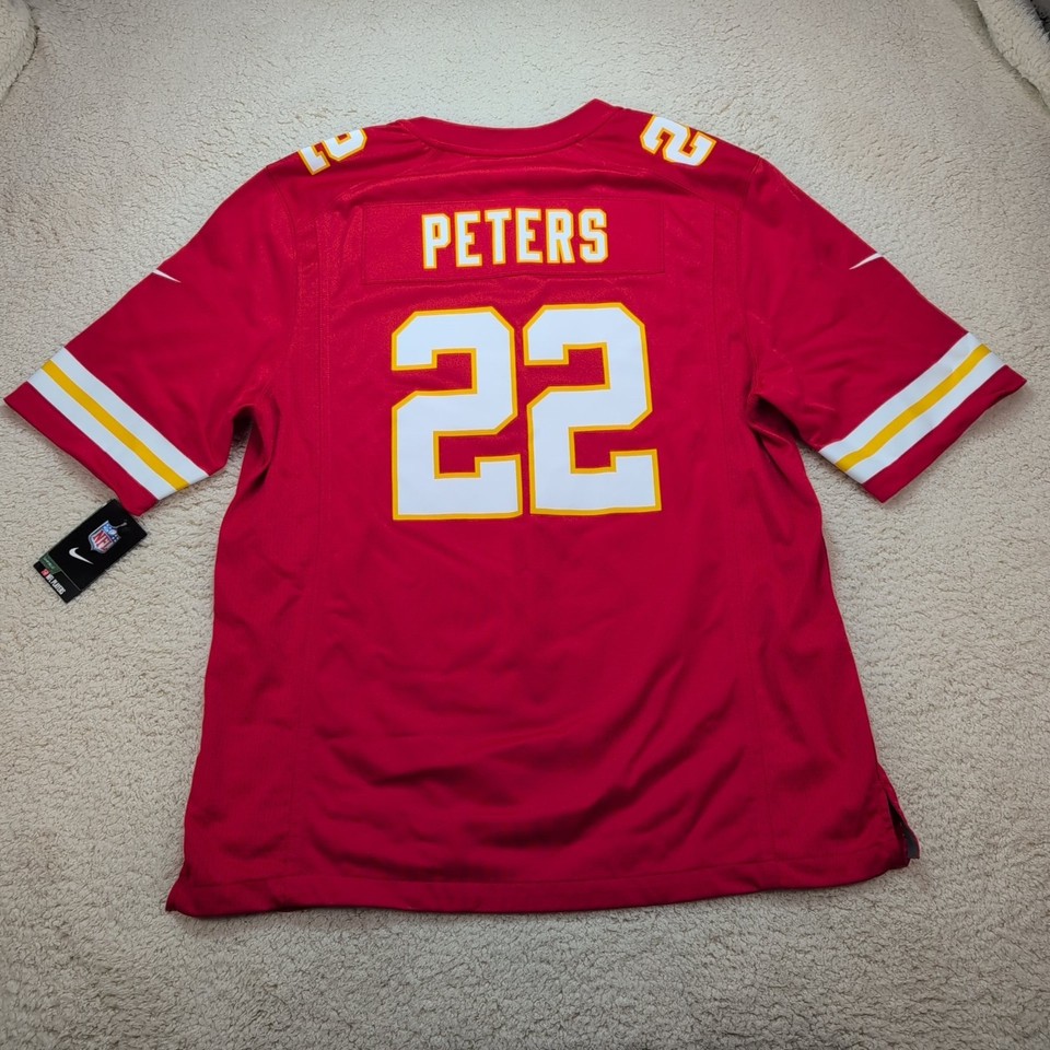 Nike NFL Kansas City Chiefs Jersey XL Marcus Peters #22 Red Lamar Hunt ...