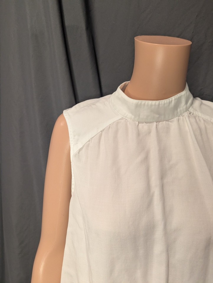 Cloth And Stone Anthropologie Woman's Medium White Blouse | eBay UK