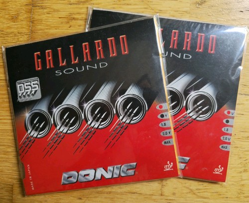 DSS - Donic Tischtennisbeläge Gallardo Sound Rot & Schwarz 2,0 MM | eBay.de