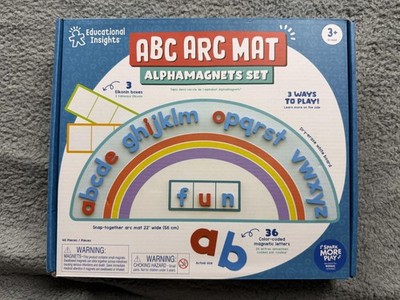 Educational Insights ABC Arc Mat Alphamagnets Set 36 Magnetic Letters ...