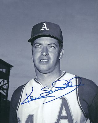 Signed 8x10 KEN SANDERS Oakland A's Autographed Photo - COA | eBay