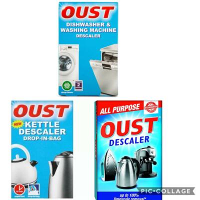 Oust All Purpose Descaler Kettle Dishwasher Washing Machine limescale ...