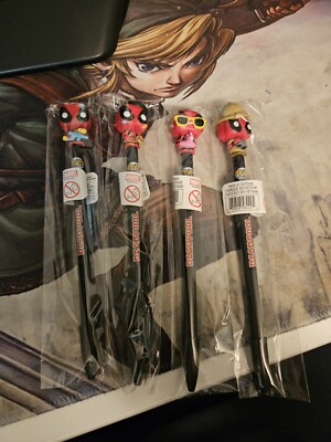 Deadpool Pen Funko Pop Pens Marvel Deadpool Bucket List Gamestop 4 ...